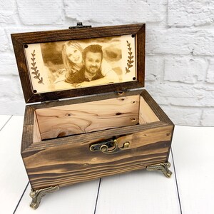 Personalized Photo Box | Custom Keepsake | Reclaimed Wood | Gift for ...