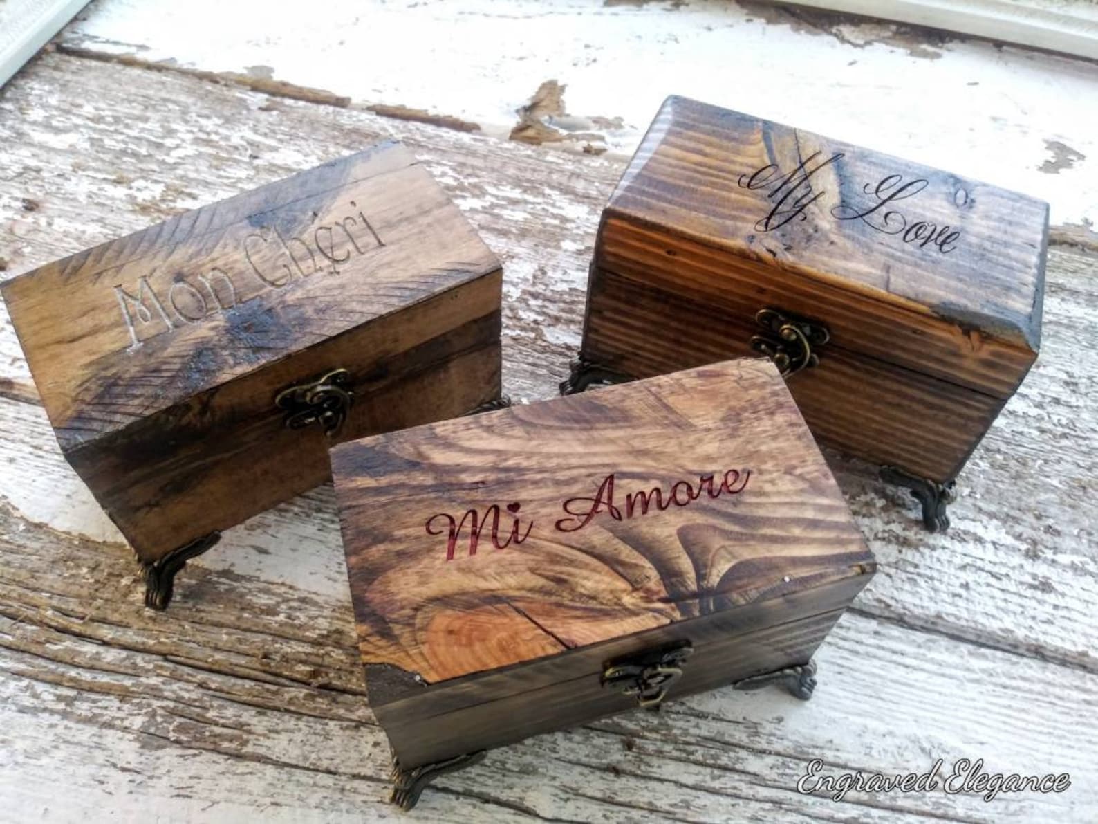 Personalized Love Box Custom Keepsake Box Reclaimed Wood - Etsy