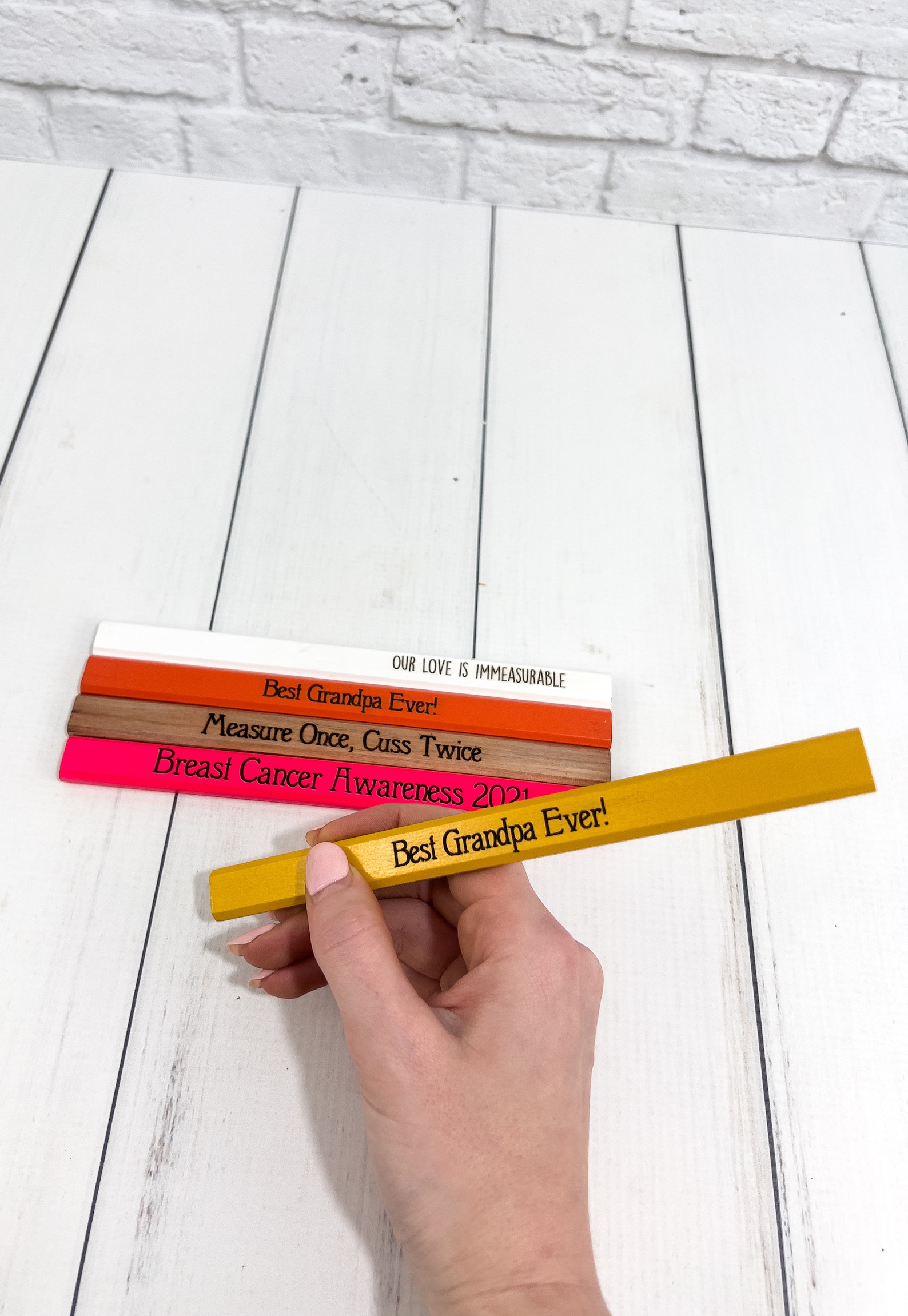 Personalized Carpenters Pencil Custom Construction Pencil - Etsy