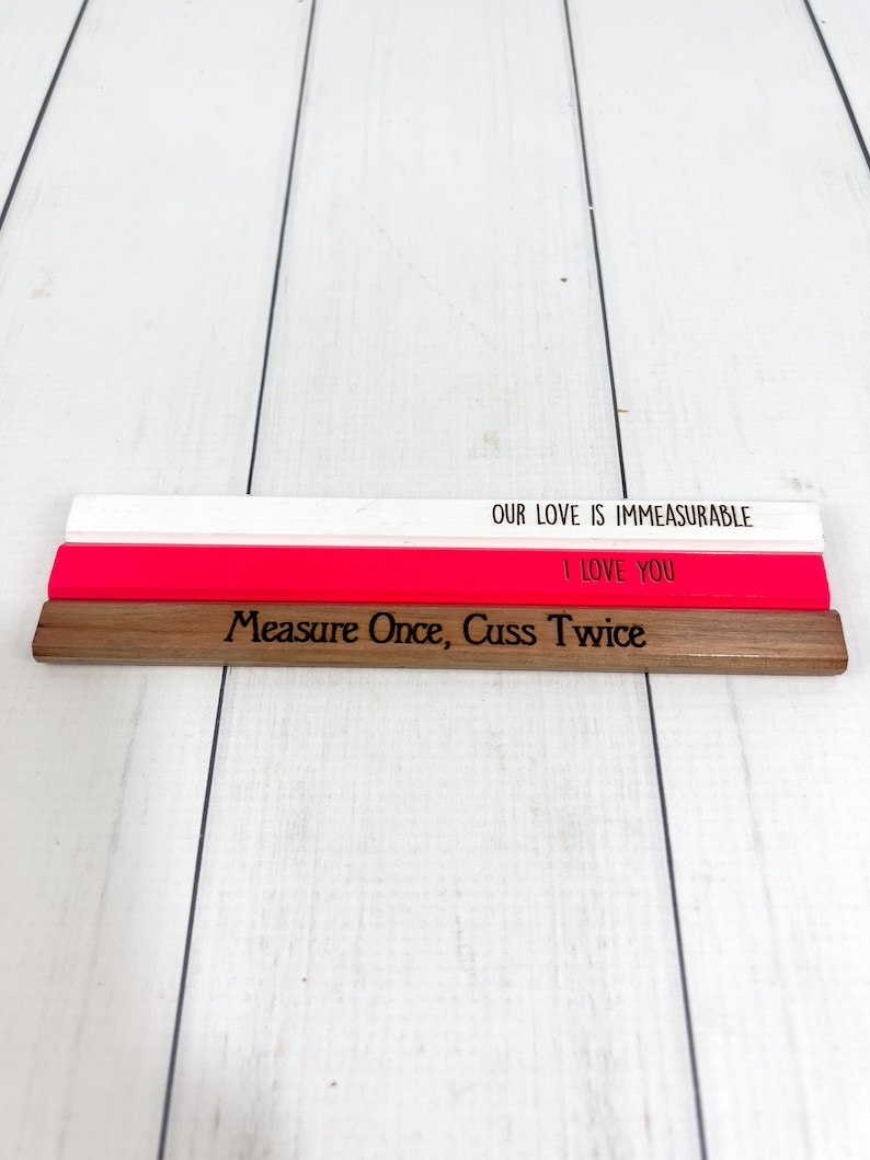 Personalized Carpenters Pencil Custom Construction Pencil - Etsy