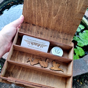 Personalized Duck Call Box | Custom Duck Hunter Storage Box | Goose ...