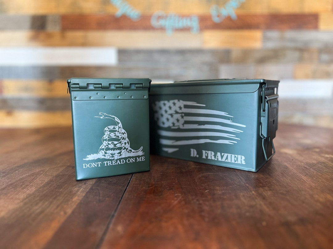 Custom Engraved .50 Caliber Ammo Can Military Style Personalized Ammo ...