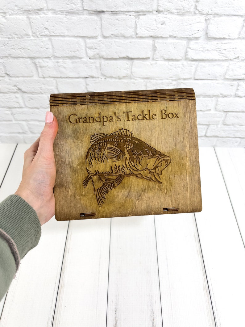 Personalized Mini Tackle Box Custom Jig Box Fishing Gear - Etsy