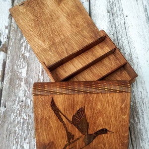 Personalized Duck Call Box | Custom Duck Hunter Storage Box | Goose ...