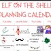 Elf on the Shelf Planning Calendar - Etsy
