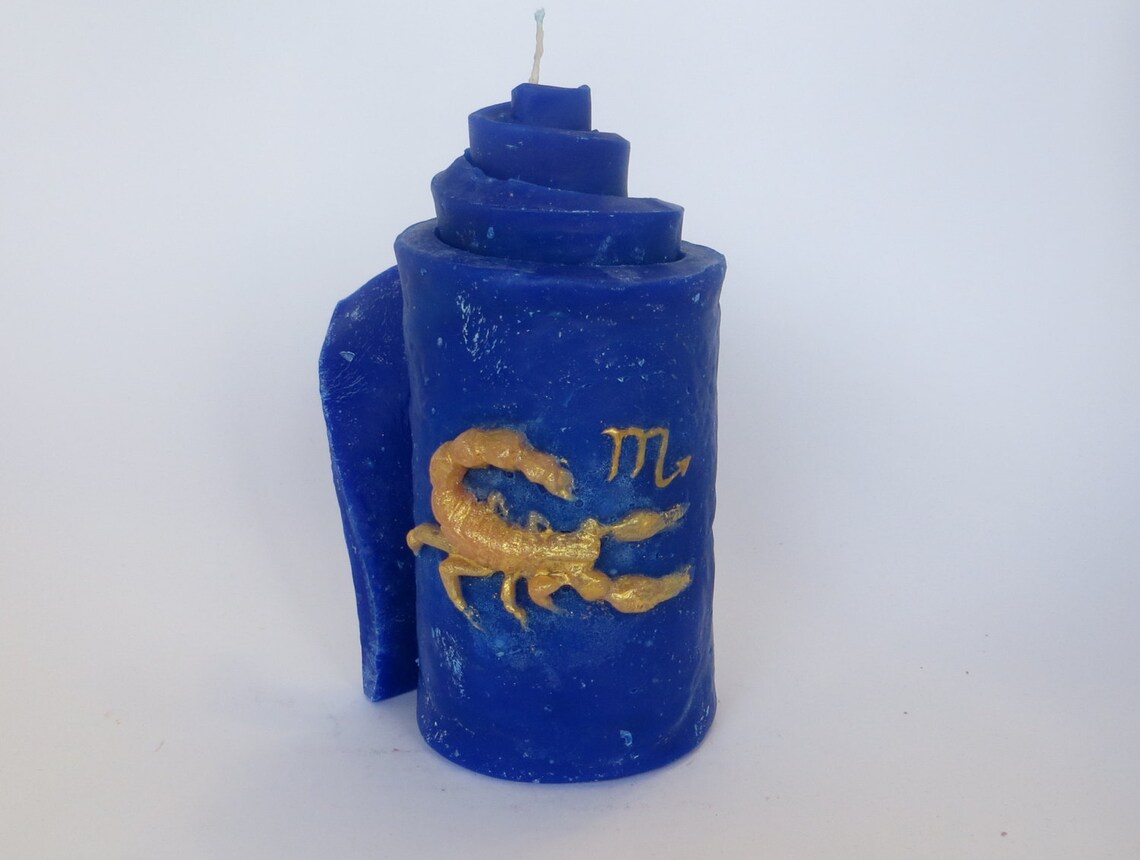 Zodiac Candle Scorpio Decorative Candle Candles Artistic - Etsy