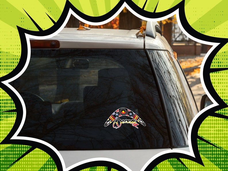 Aboriginal Deadly and Torres Strait Boomerang Vinyl Sticker - Etsy ...
