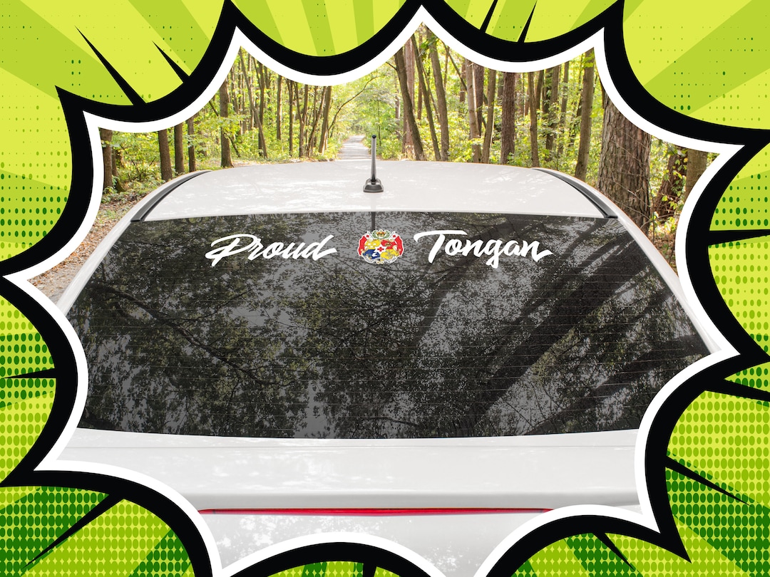 Proud Tonga Shield Sila Coat of Arms Sticker Car 4 X 4 - Etsy