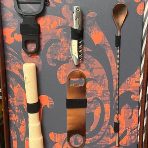 Vintage Style Portable Speakeasy Mini Plus Traveling Bar Case Chest ...