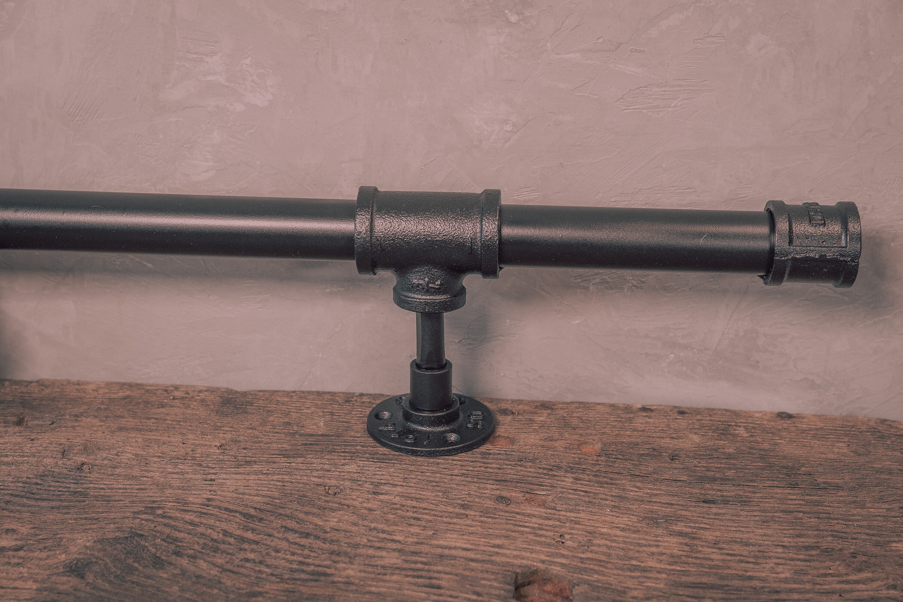 Industrial foot rail Black home bar foot rail Kitchen island | Etsy