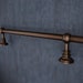 Industrial Foot Rail Bronze Heavy Duty Home Bar Foot Rail Kitchen ...