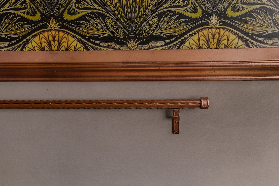 Copper Metal Handrail Stair Handrails Copper Wrought Iron - Etsy UK