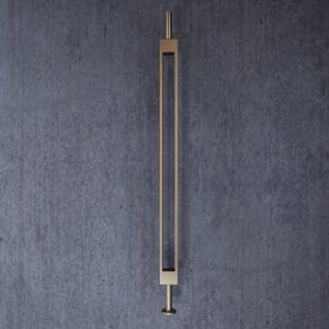 Brass Stair Spindle Art Deco Wrought Iron Railing Panel Handrail ...