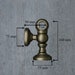 Industrial Foot Rail Aged Brass Home Bar Foot Rail Kitchen Island Foot ...