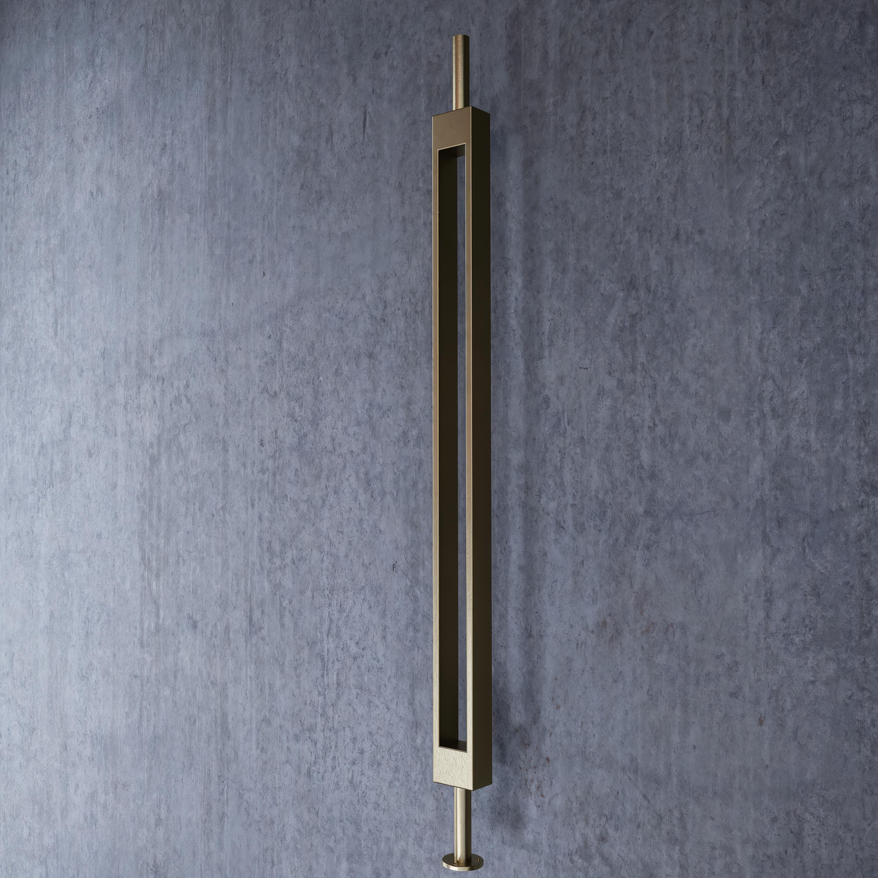 Brass Stair Spindle Art Deco Wrought Iron Railing Panel Handrail ...