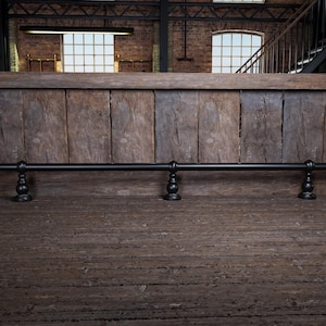Industrial Style Bar Foot Rail Black Home Bar Foot Rail Kitchen Island ...