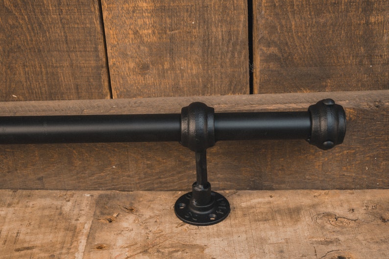 Industrial Foot Rail Black Home Bar Foot Rail Kitchen Island Foot Rest ...