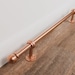 Industrial Foot Rail Copper Home Bar Foot Rail Kitchen Island Foot Rest ...