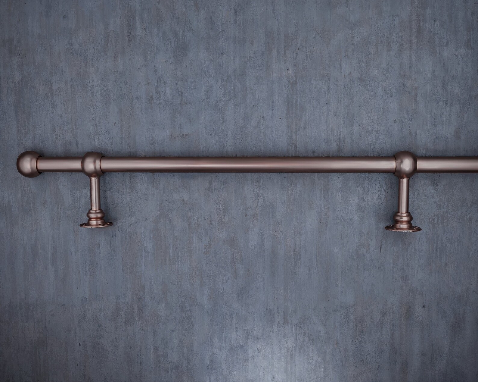 Industrial Foot Rail Copper Heavy Duty Home Bar Foot Rail Kitchen ...