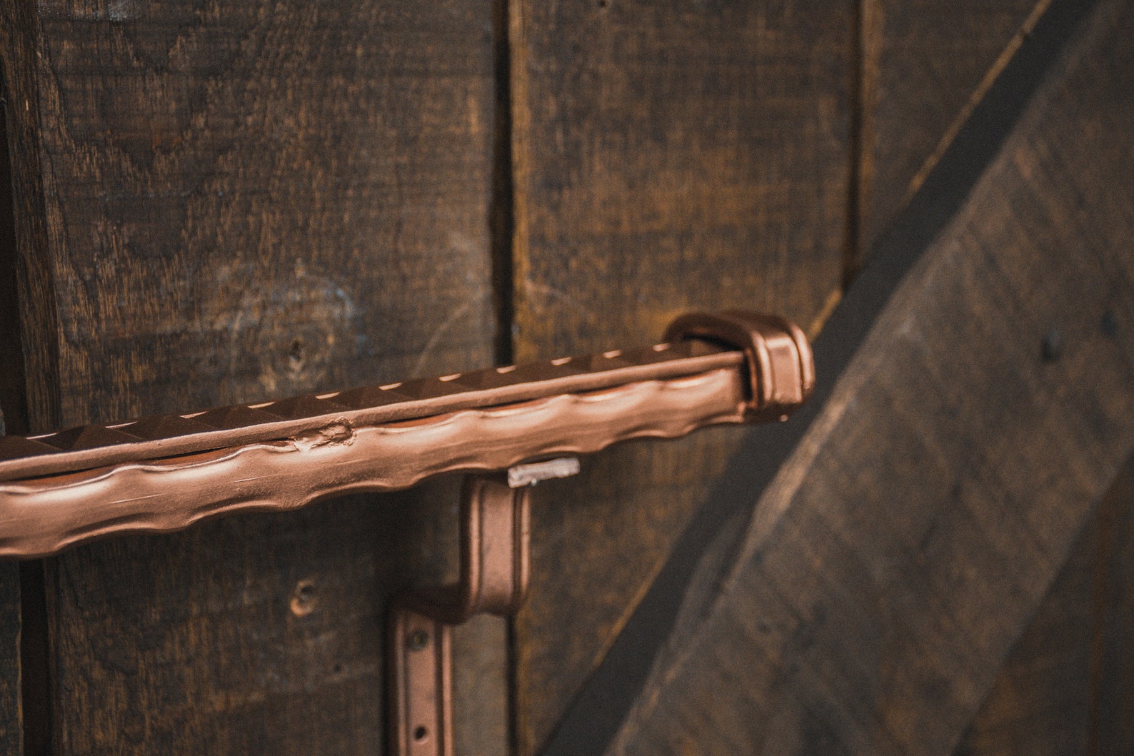 Copper Metal handrail stair handrails copper wrought iron | Etsy