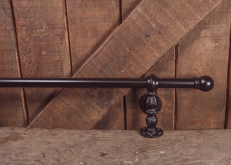 Industrial Style Bar Foot Rail Black Home Bar Foot Rail | Etsy