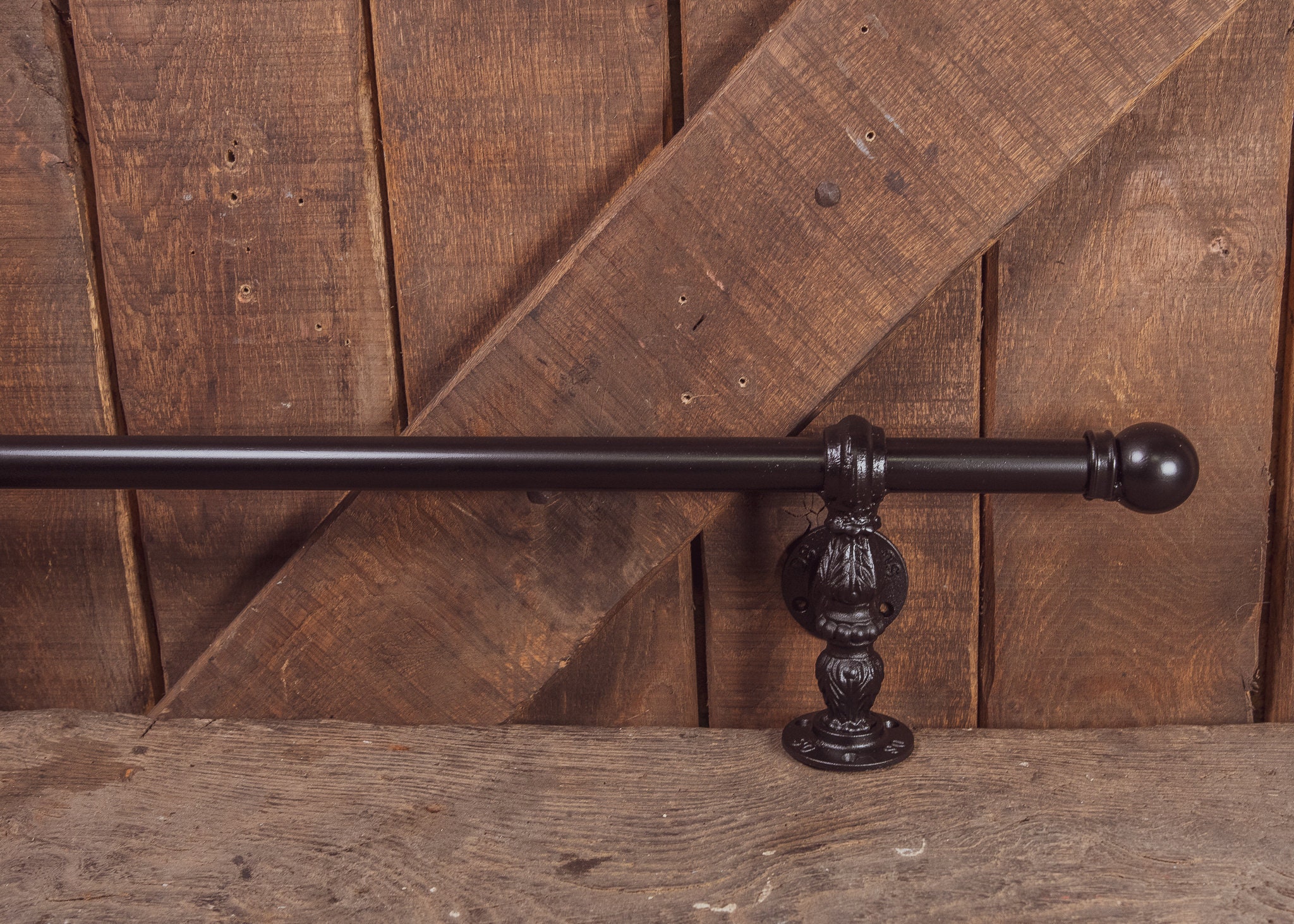 Industrial style bar foot rail Black home bar foot rail | Etsy