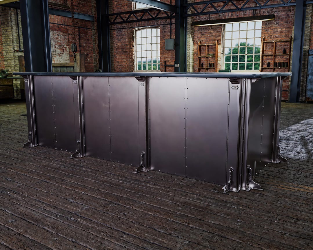 Industrial Bar Front Panels, Raw Metal Bar Front, Metal Industrial Bar ...