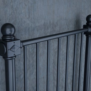 Black Wrought Iron Vintage Balustrades Handrail Horizontal Balusters ...