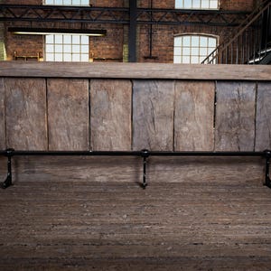 Industrial Foot Rail Black Wrought Iron Home Bar Foot Rail Kitchen ...