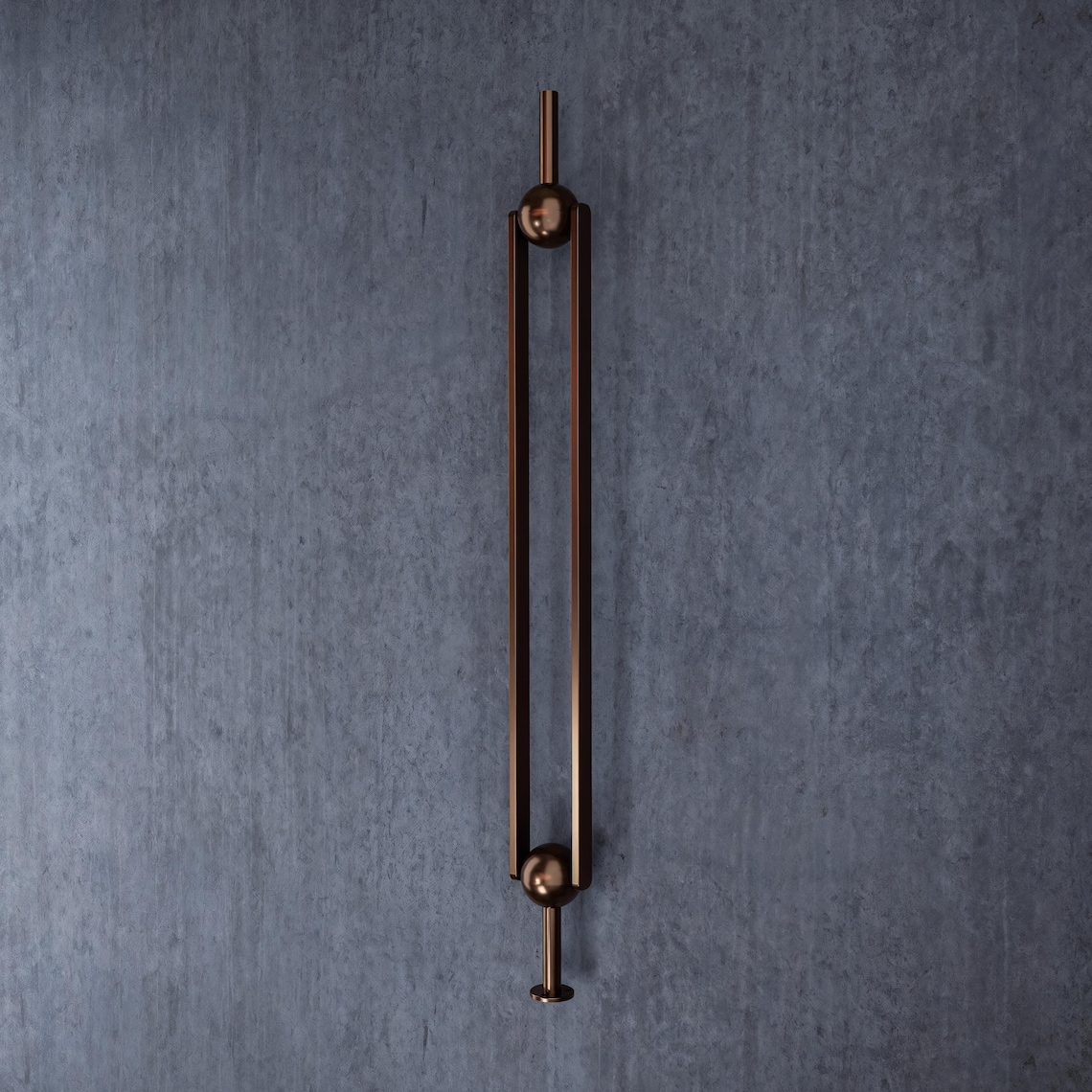 Aged Bronze Stair Spindle Vintage Wrought Iron Railing Panel Handrail ...