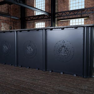 Vintage Bar Front Panels, Matte Black, Metal Industrial Bar, Custom Bar ...