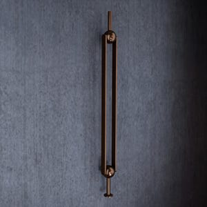 Aged Bronze Stair Spindle Vintage Wrought Iron Railing Panel Handrail ...