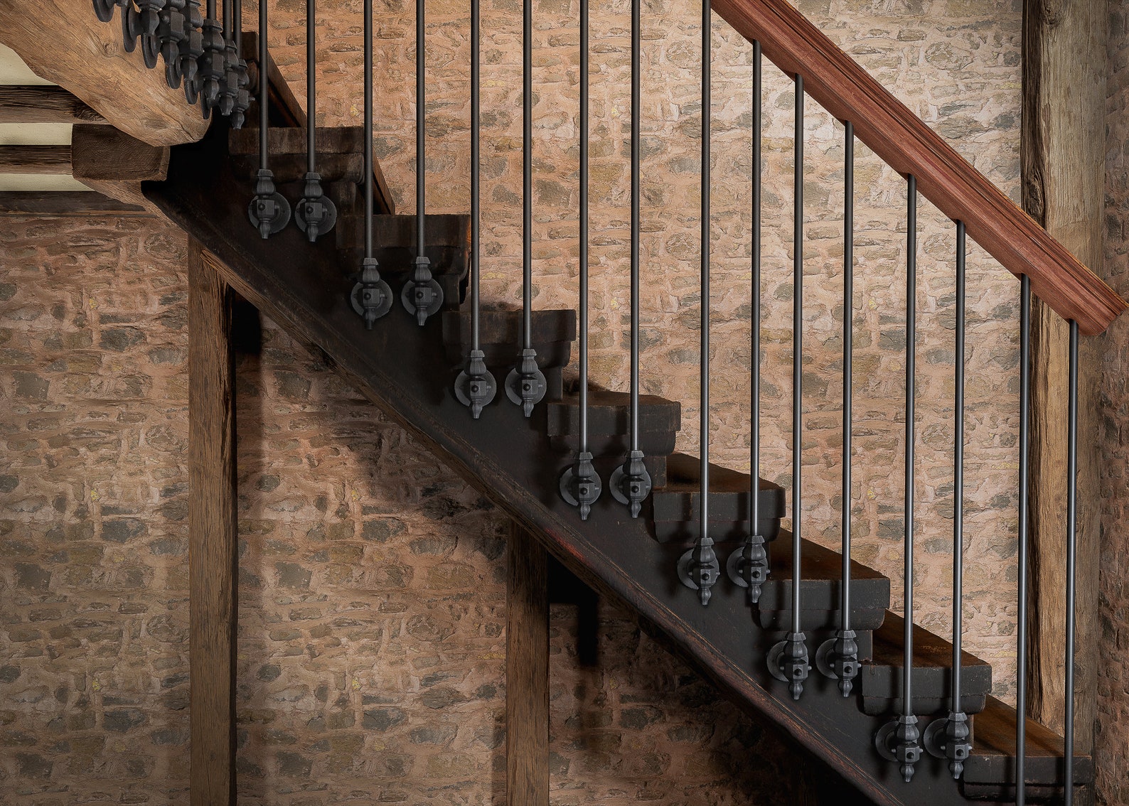 Wrought Iron Stair Spindle Railing Handrail Balusters Picket - Etsy