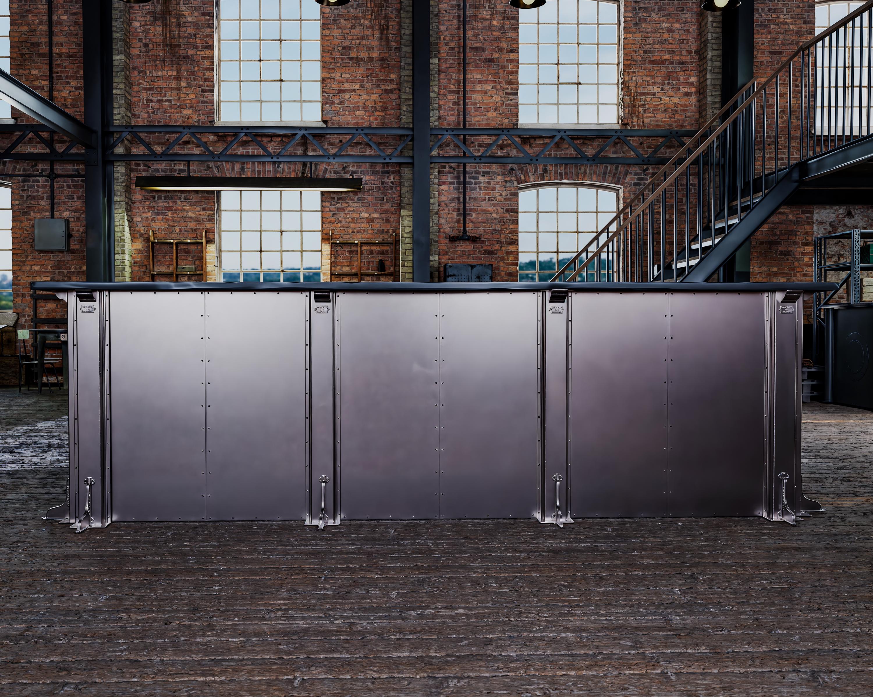 Industrial Bar Front Panels, Raw Metal Bar Front, Metal Industrial Bar ...