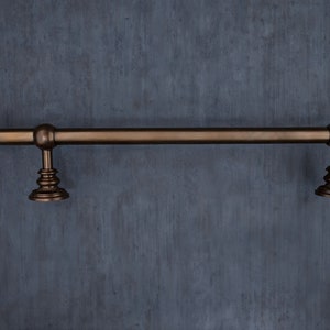 Industrial Foot Rail Bronze Heavy Duty Home Bar Foot Rail Kitchen ...