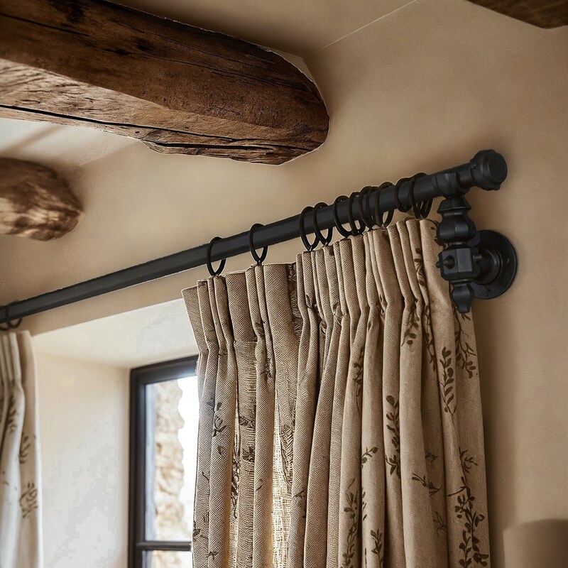 Iron Curtain Rod - Etsy
