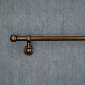 Industrial Bronze Stair Handrail Wrought Iron Staircase Railings Steel ...