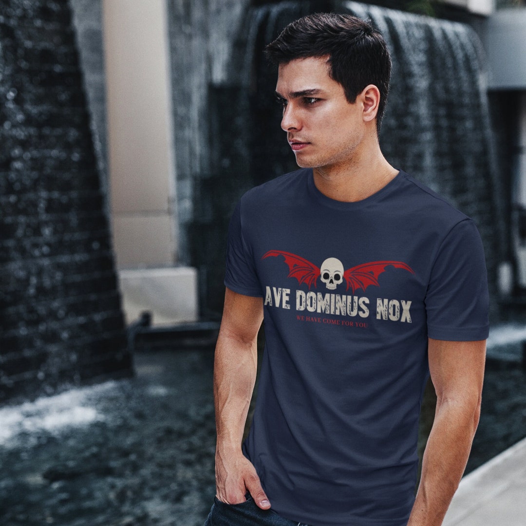Night Lords Wargamer Shirt | Ave Dominus Nox in Navy and Red | RPG ...