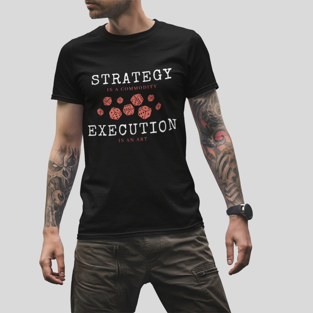 Tabletop Gaming T-shirt Strategy is a Commodity - Etsy