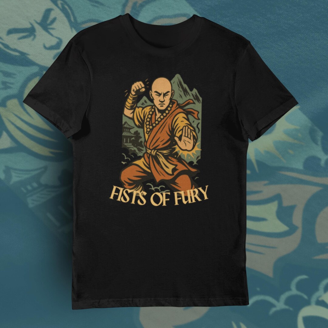 Dnd T-shirt: Monk Fists of Fury - Etsy