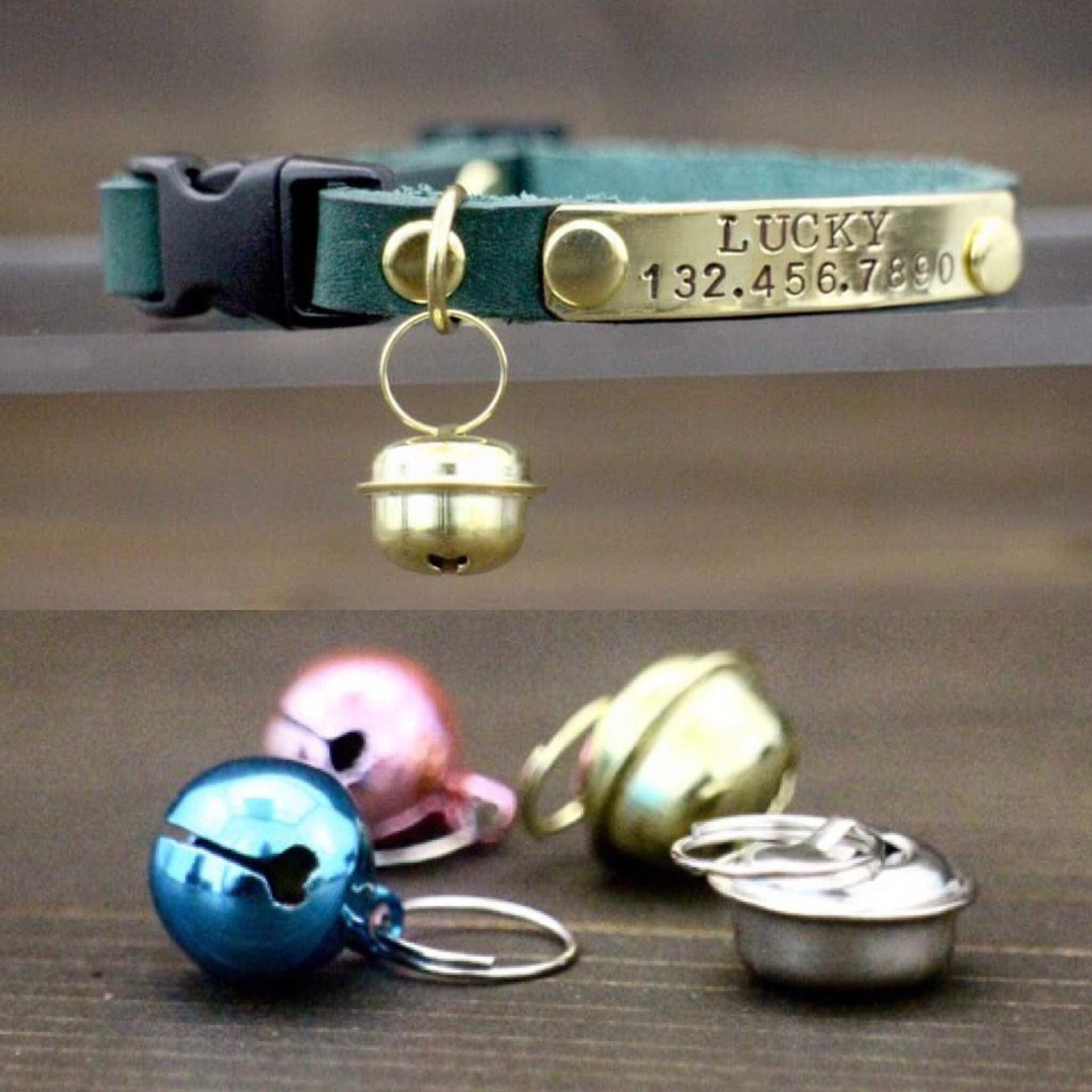 Cat Collar Bell Bell Pink Cat Bell Pet Bell Collar - Etsy