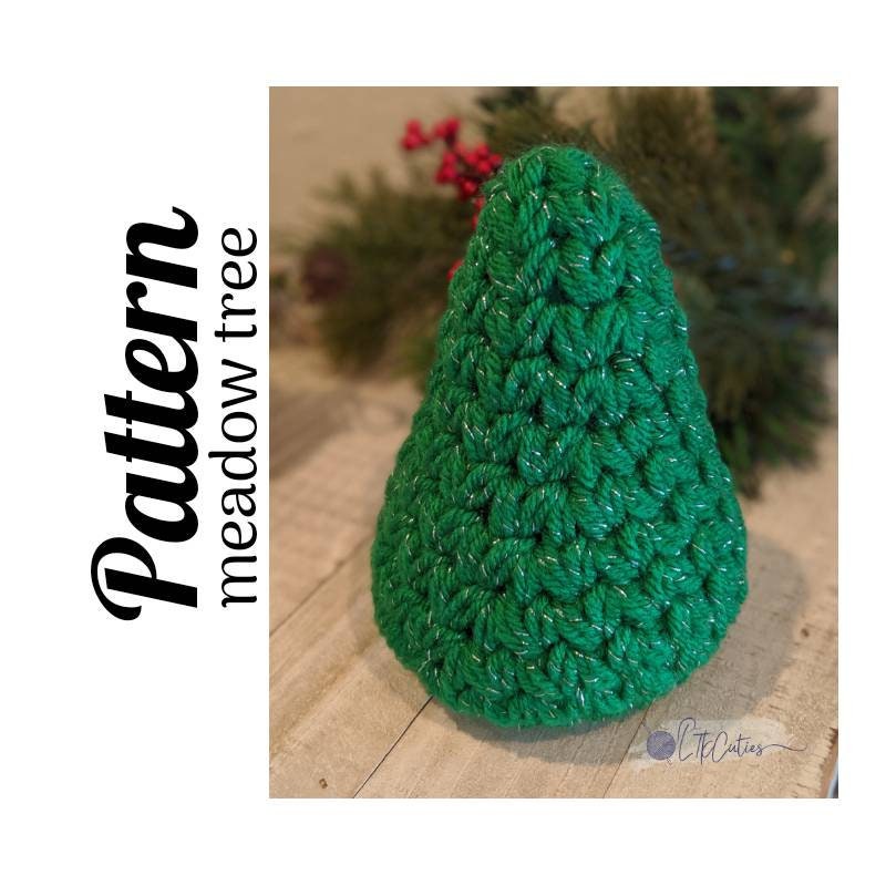 Crochet Pattern, Crochet Meadow Tree PATTERN, Crochet Christmas ...