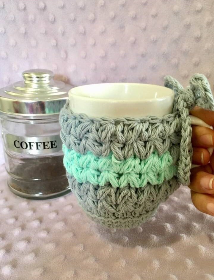 Crochet Pattern, Crochet Meadow Mug Hug Cozy PATTERN Only, Crochet Mug ...