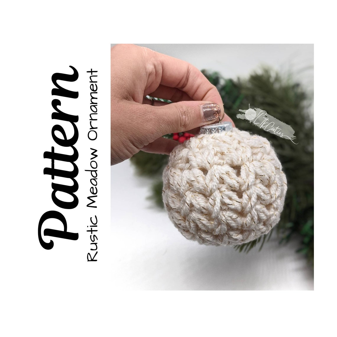 Crochet Pattern Rustic Meadow Ornament Ltkcuties Crochet - Etsy