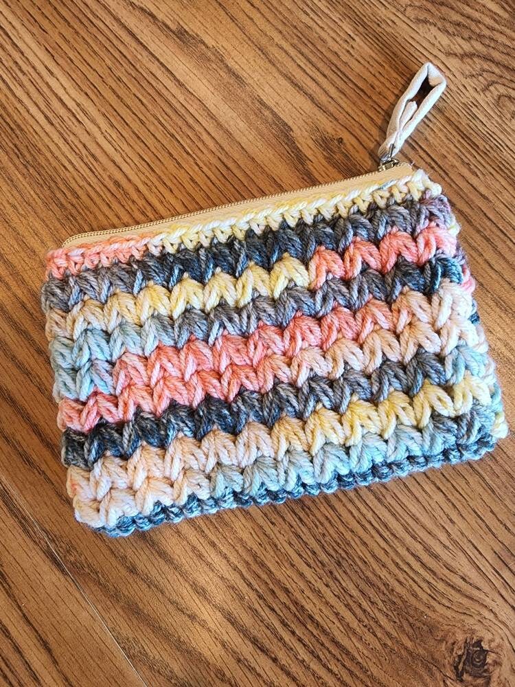 Crochet Pattern Crochet Pouch Crochet Meadow Pouch Bag - Etsy