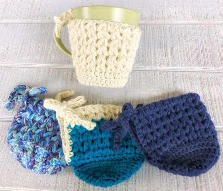 Crochet Pattern, Crochet Meadow Mug Hug Cozy PATTERN Only, Crochet Mug ...