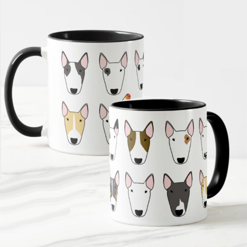 Multi Bull Full Wrap Design Mug - Etsy