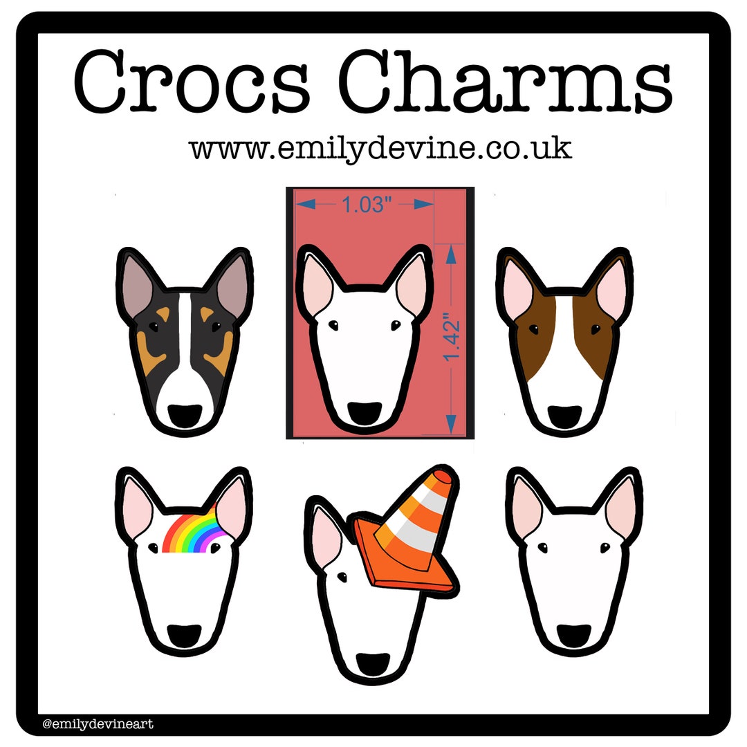 Bully Button pop-on Rubber Charms for Foam Hole Slippers - Etsy