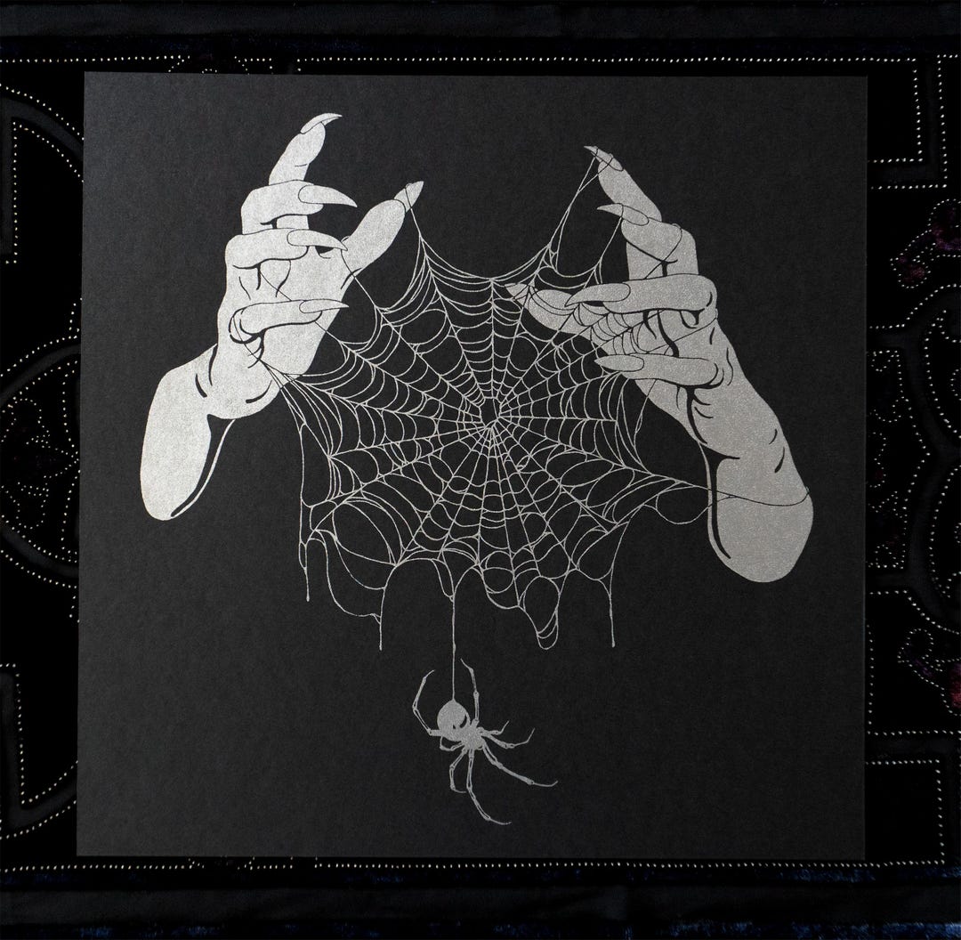 Spider's Cradle- Screen Print - Etsy