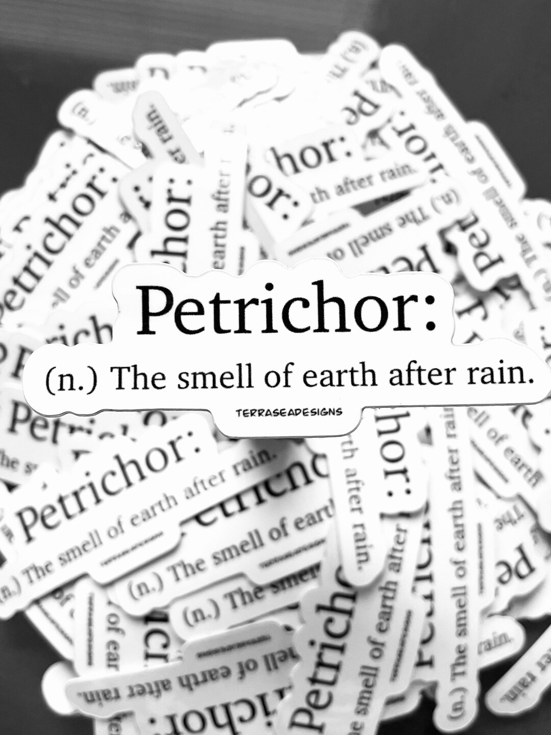 Petrichor, Waterbottle Sticker, Computer Laptop Sticker, Stickers ...